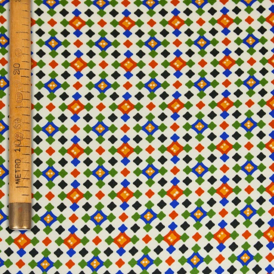 Tessuti online Tosca > Tessuti Seta > Raso di Seta Micro Stampa ...